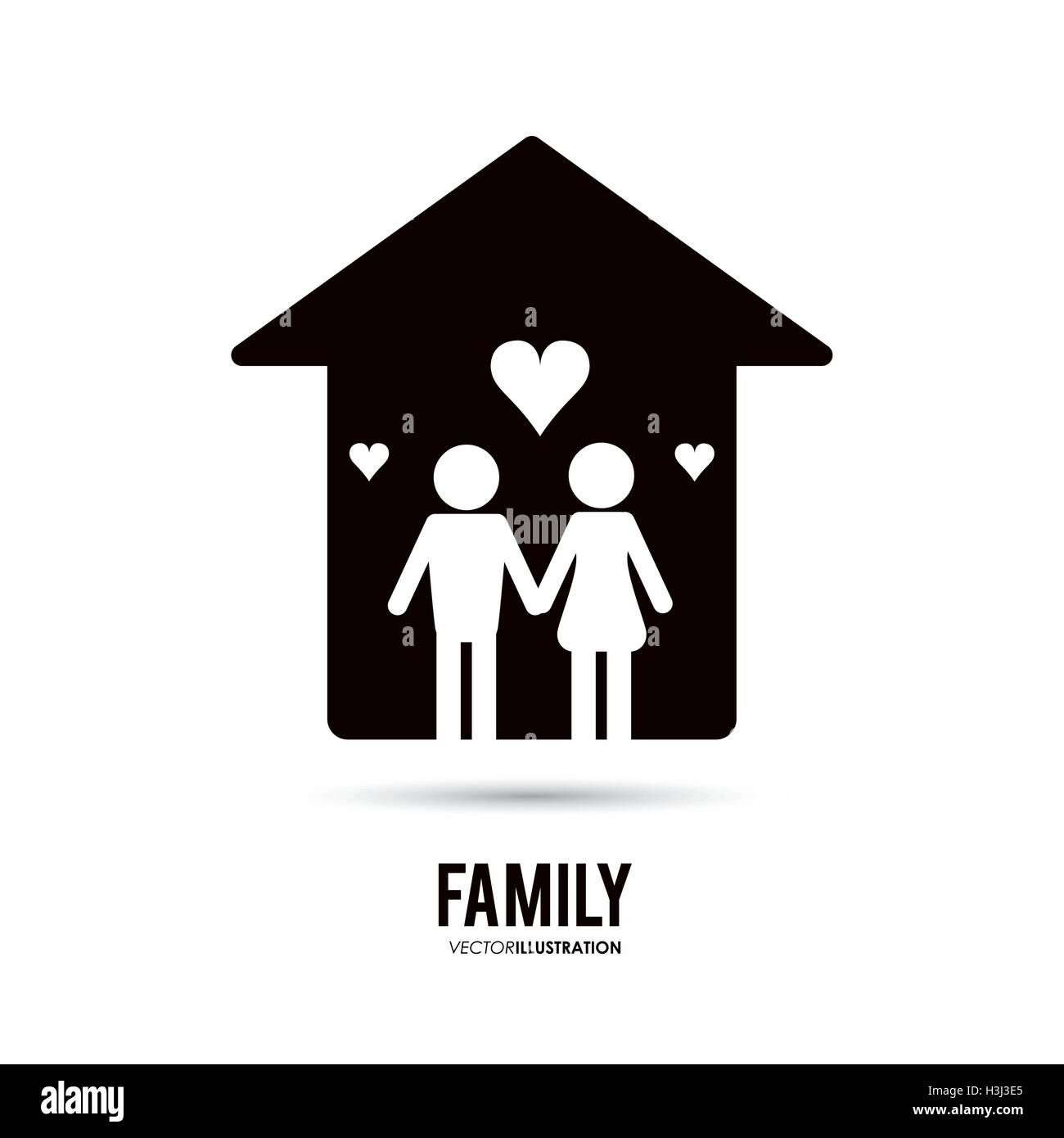 Family icon design, vector illustration Stock Vector Image & Art - Alamy
