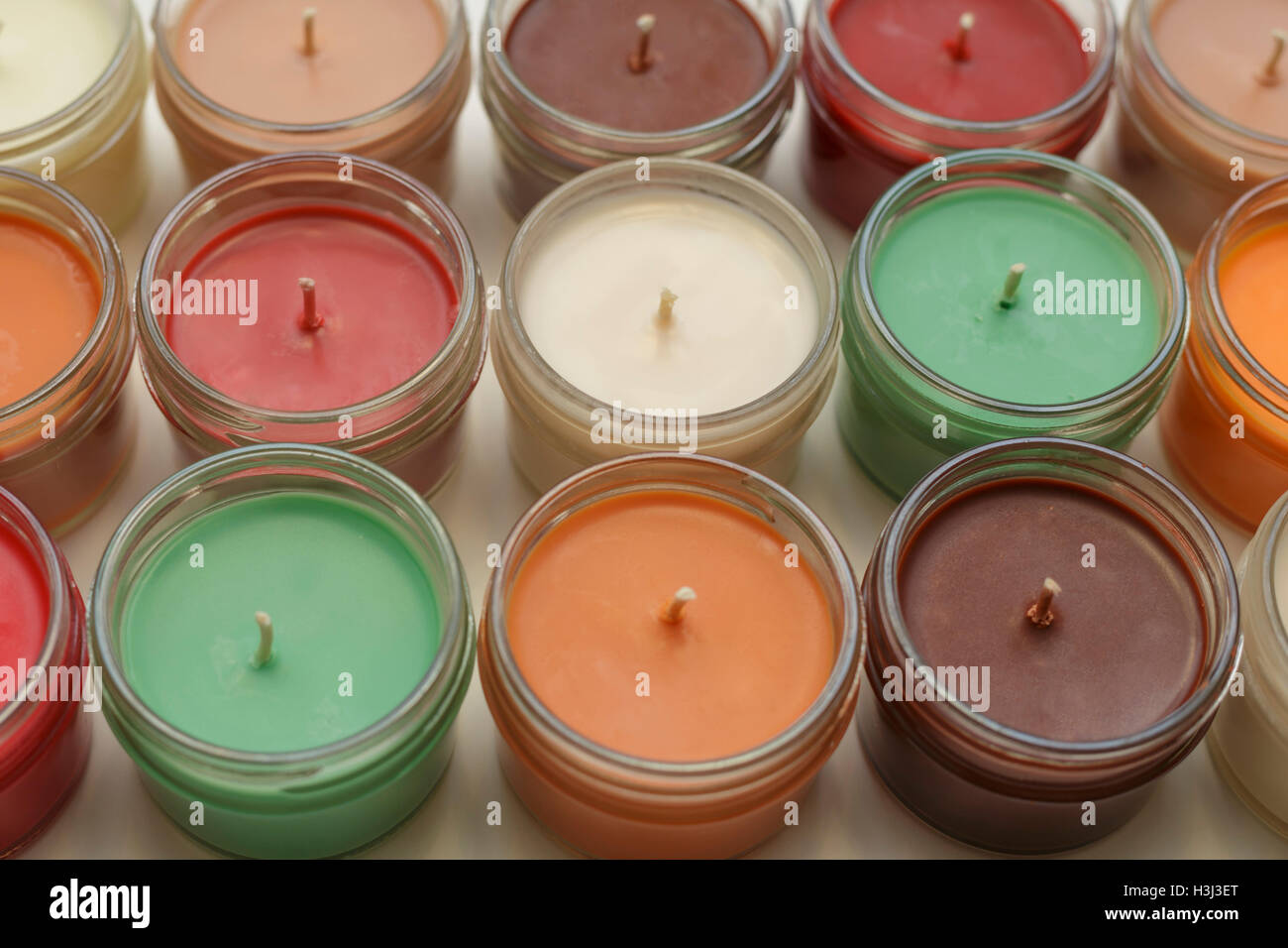 candles of many colors Stock Photo - Alamy