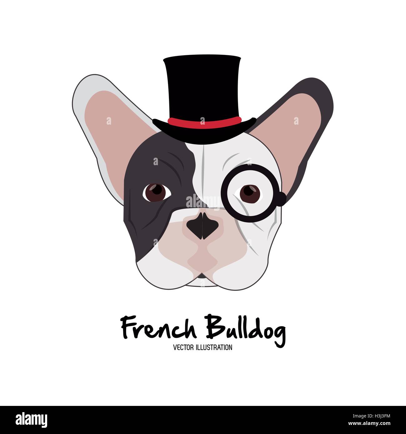 French bulldog design , vector illustration Stock Vector Image & Art ...