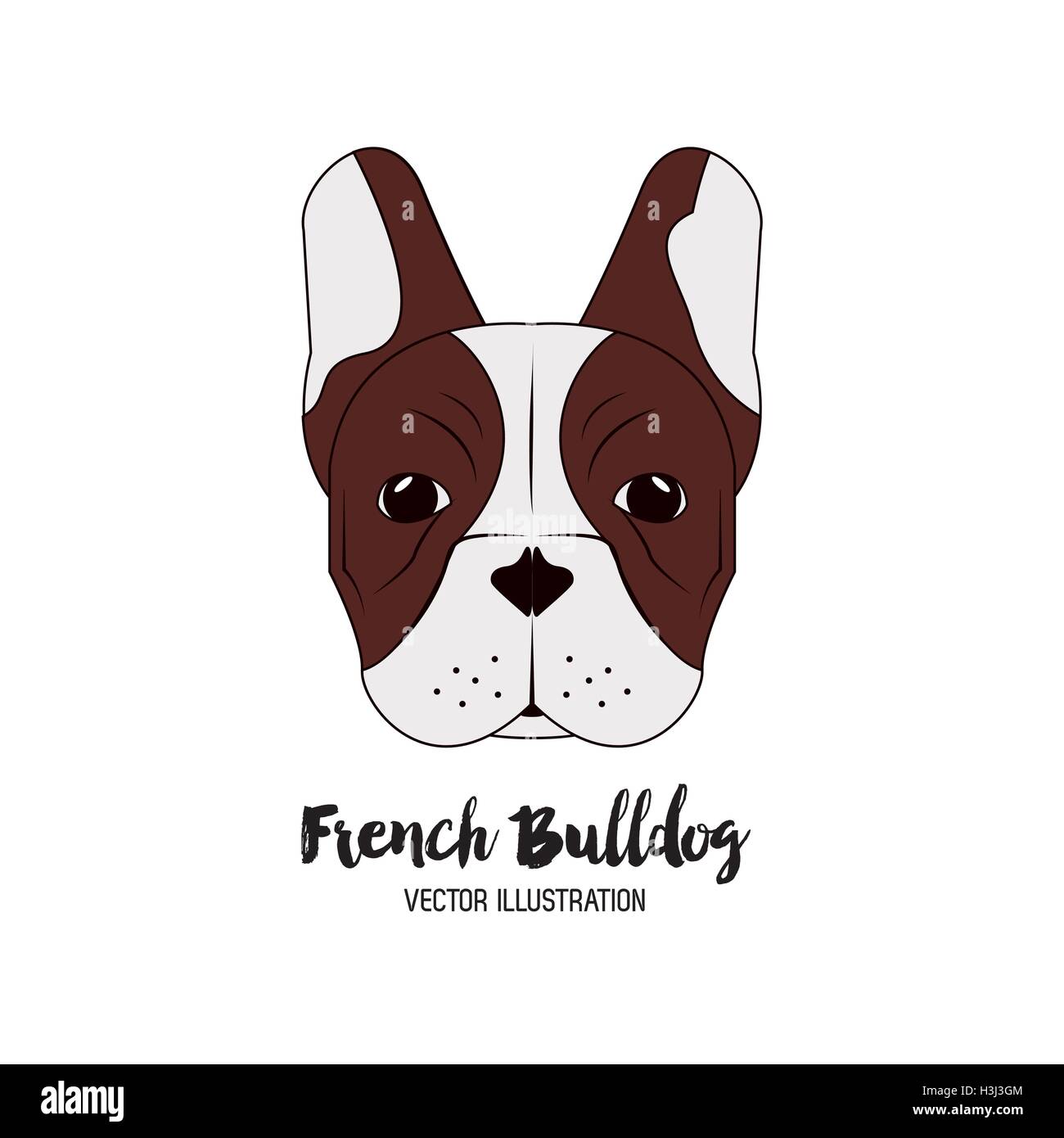 French bulldog design , vector illustration Stock Vector Image & Art ...