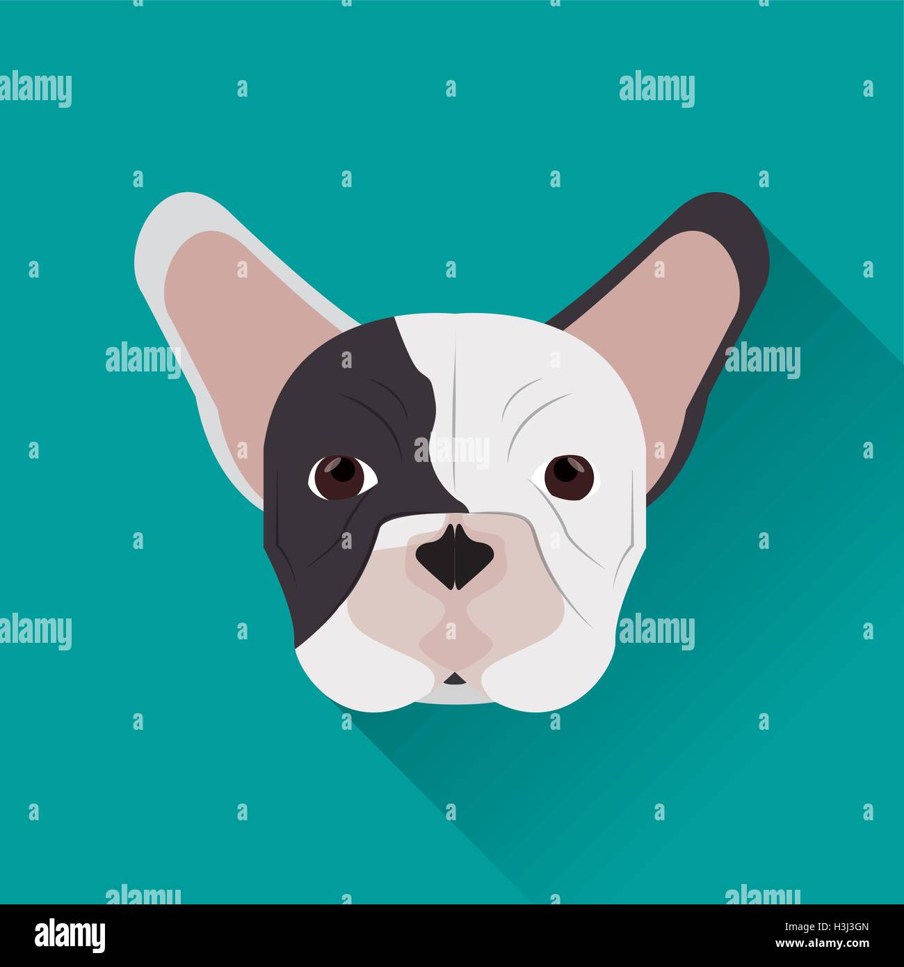French bulldog design , vector illustration Stock Vector Image & Art ...