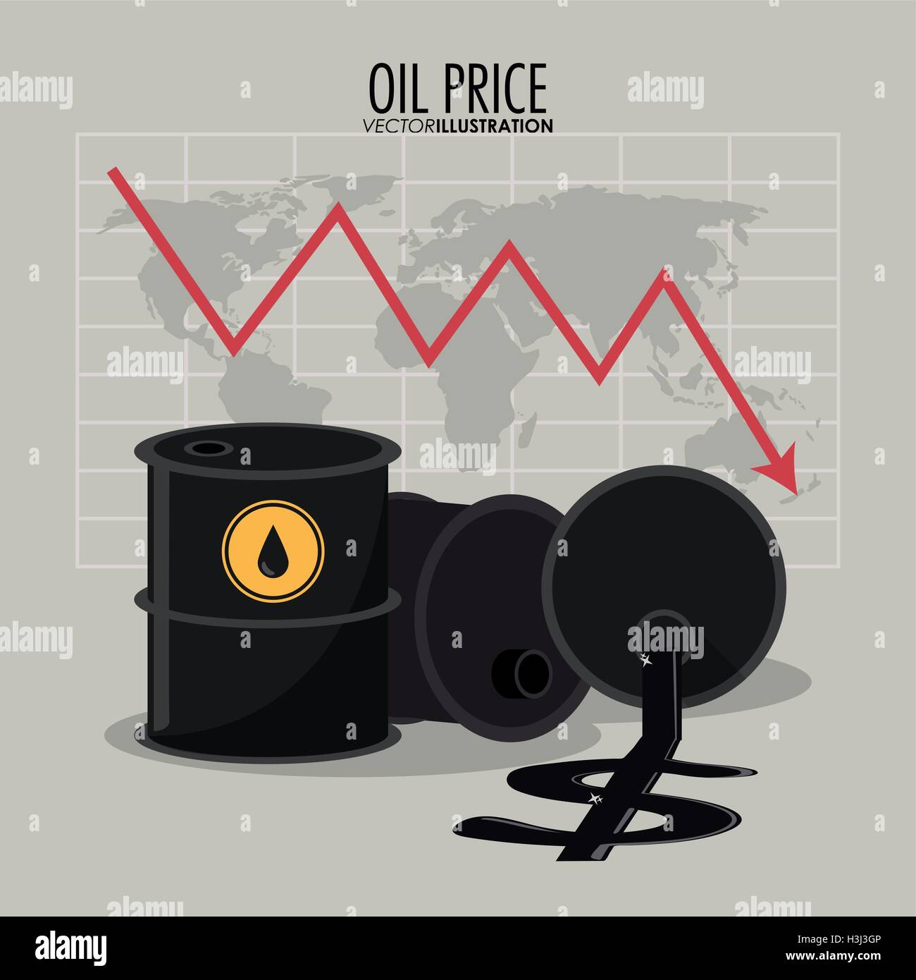Oil price design , vector illustration Stock Vector Image & Art - Alamy
