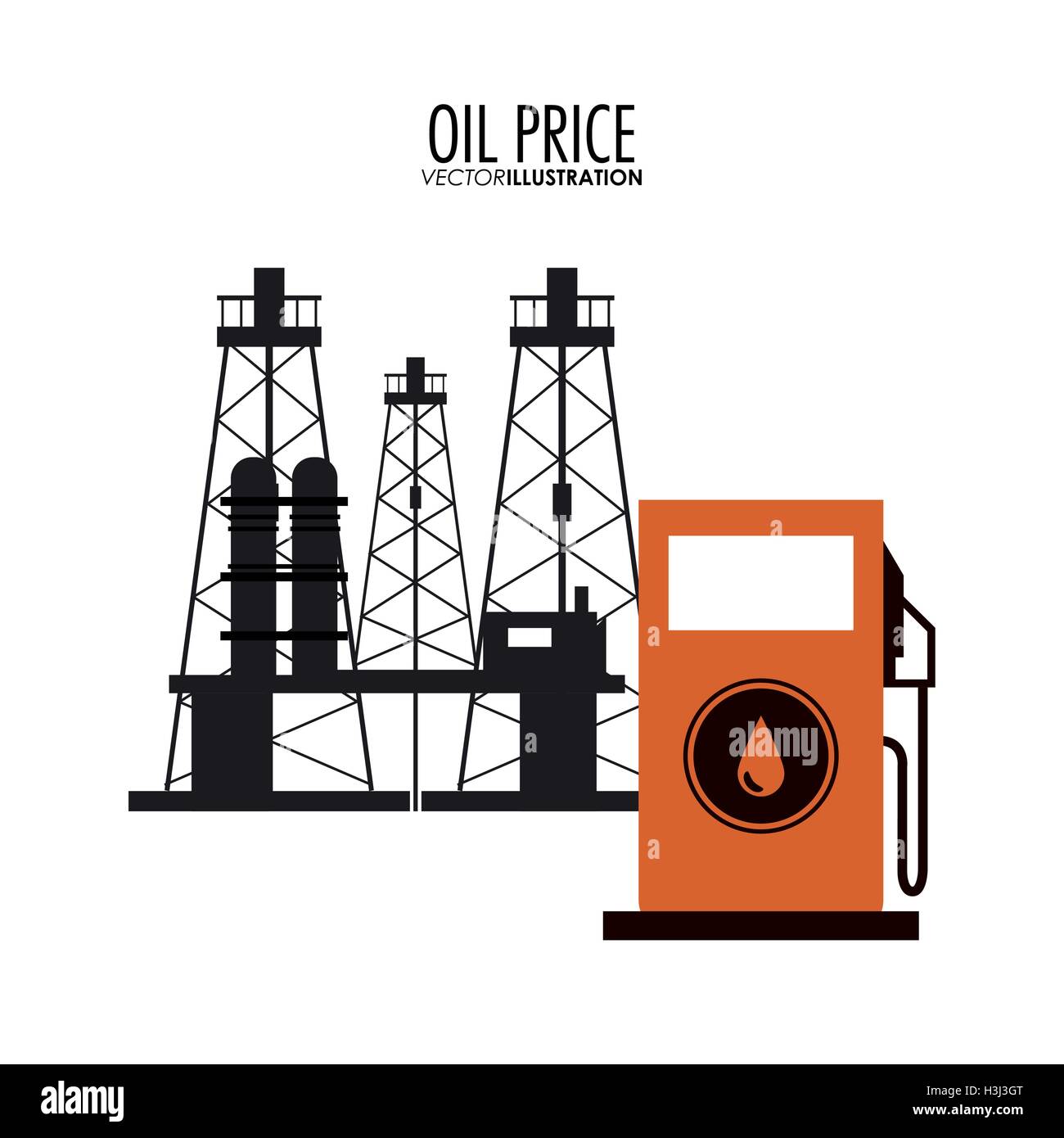 Oil price design , vector illustration Stock Vector Image & Art - Alamy