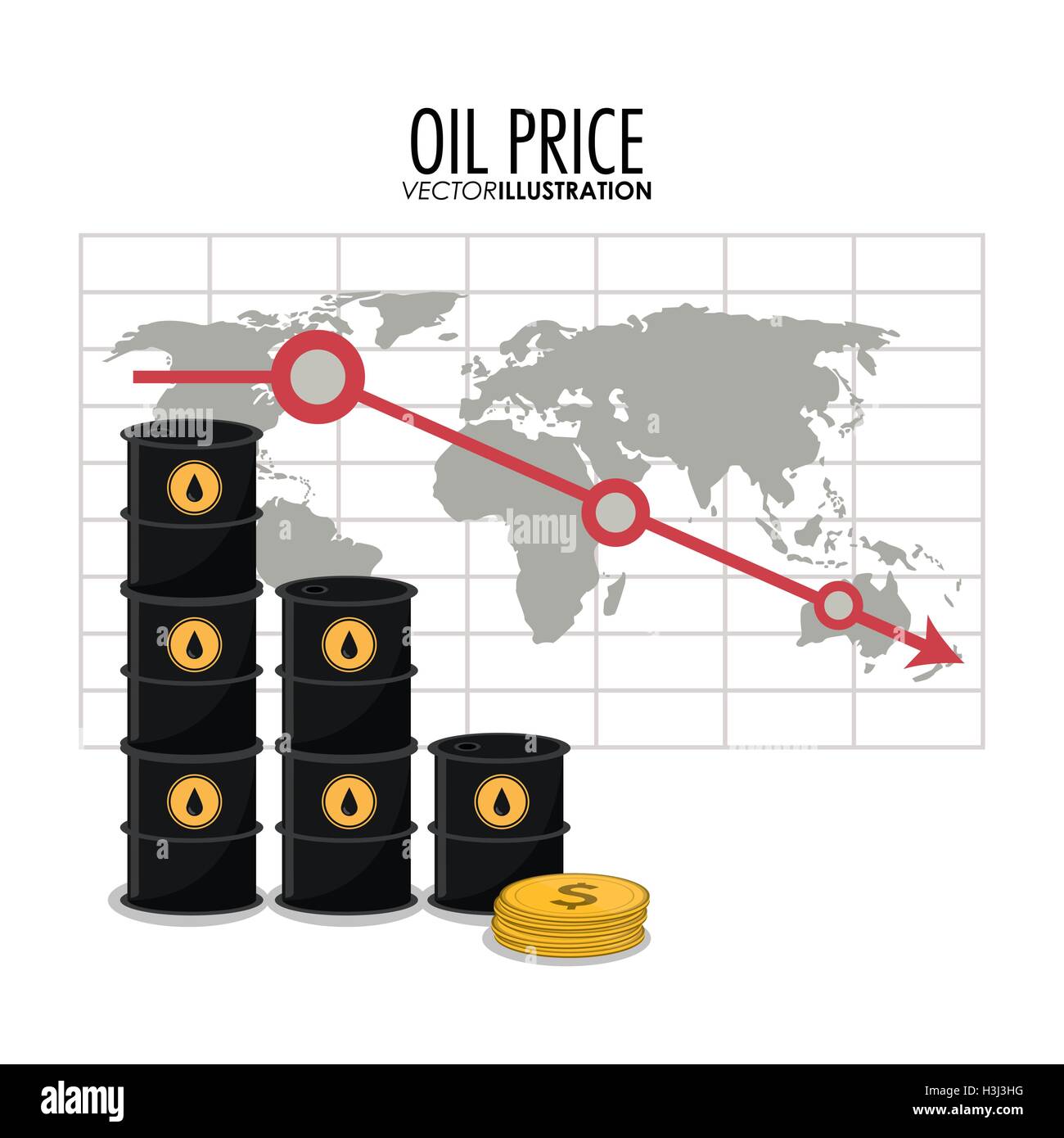 Oil price design , vector illustration Stock Vector Image & Art - Alamy