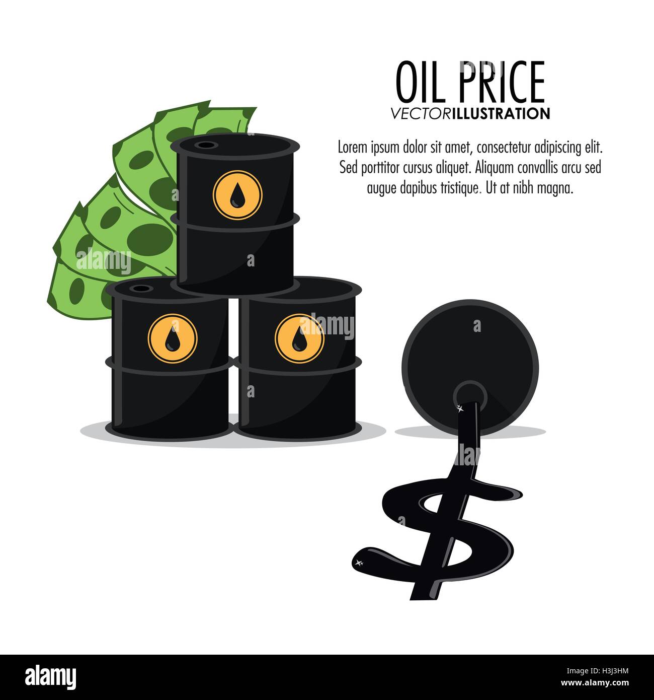Oil price design , vector illustration Stock Vector Image & Art - Alamy