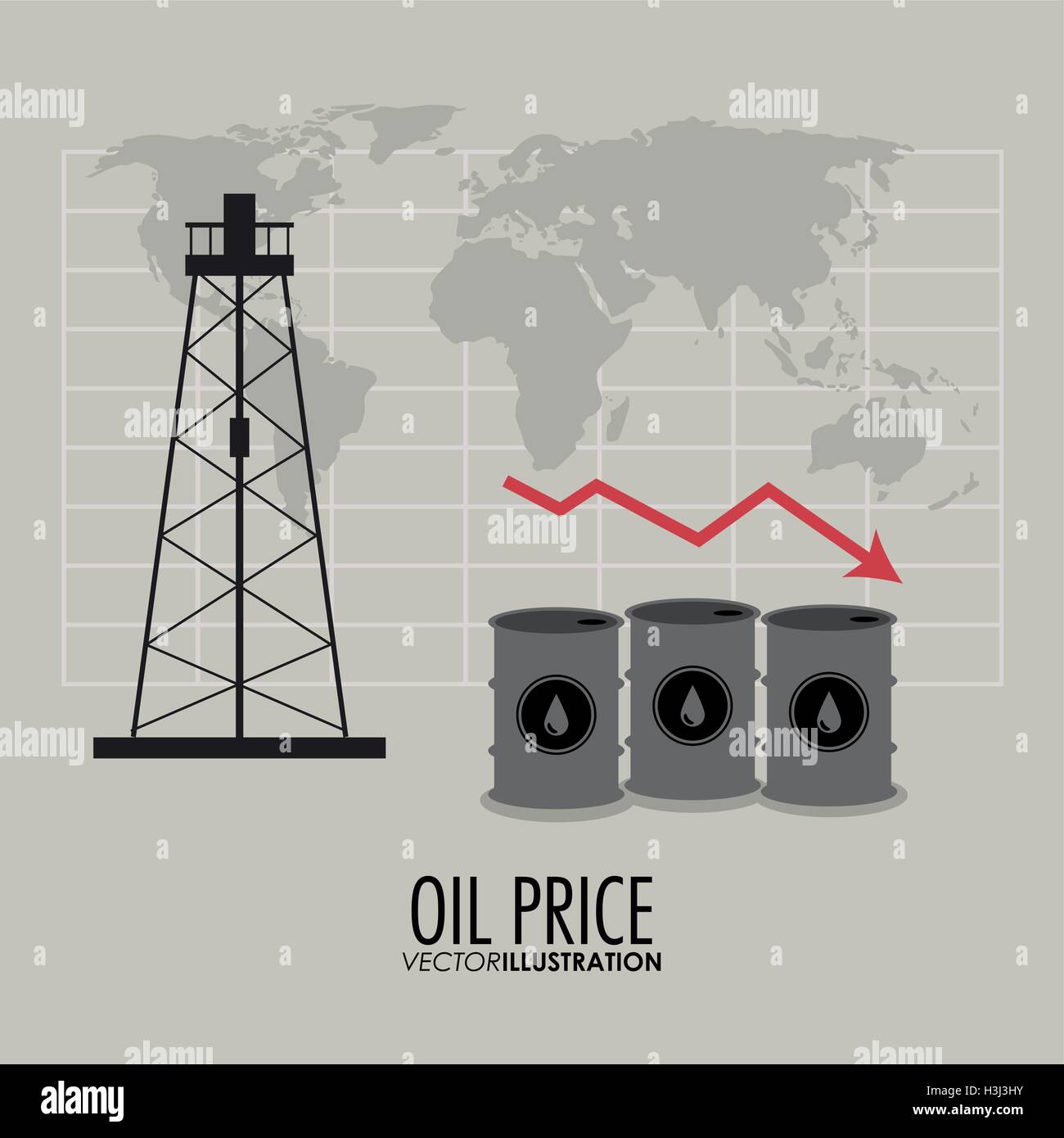 Oil price design , vector illustration Stock Vector Image & Art - Alamy