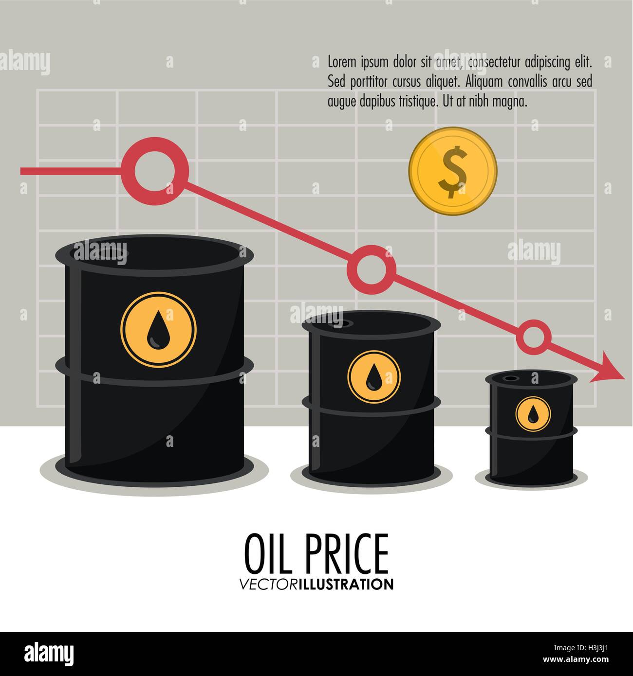 Oil price design , vector illustration Stock Vector Image & Art - Alamy