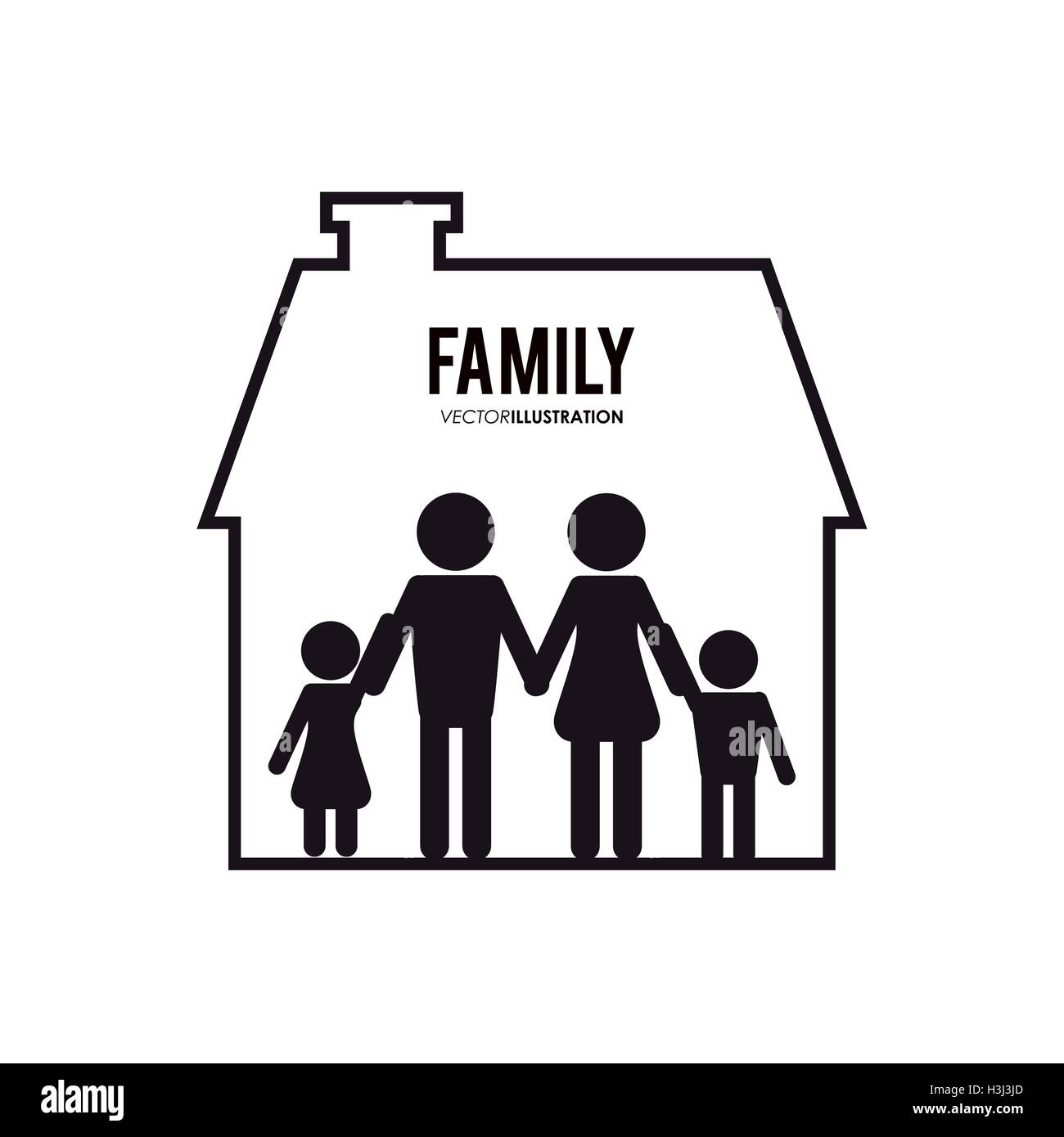 Graphic of Family design , vector illustration Stock Vector Image & Art ...