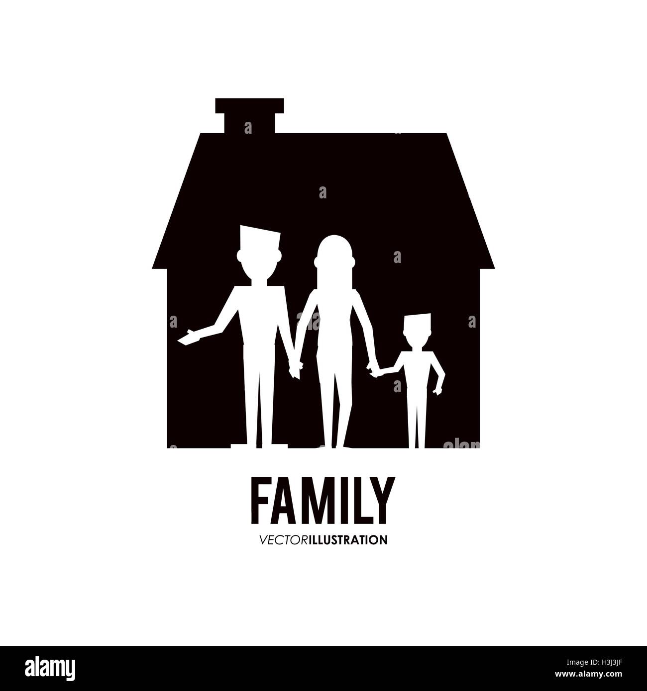 Graphic of Family design , vector illustration Stock Vector Image & Art ...