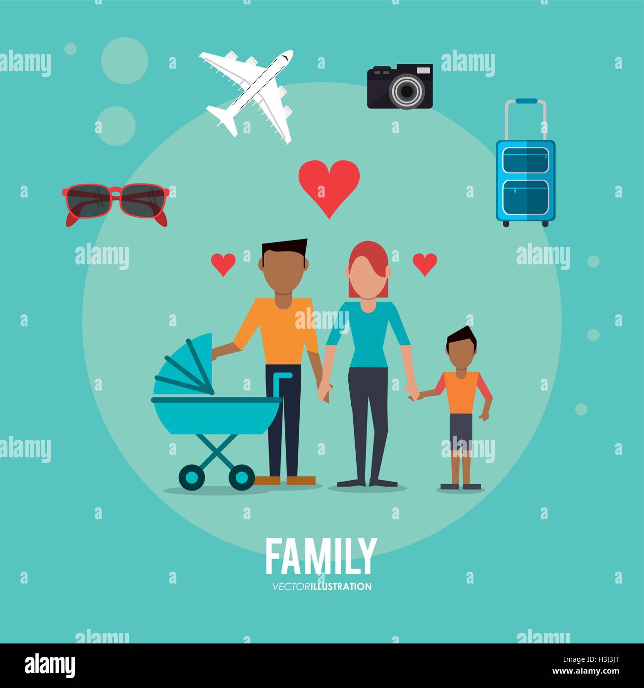 Graphic of Family design , vector illustration Stock Vector Image & Art ...