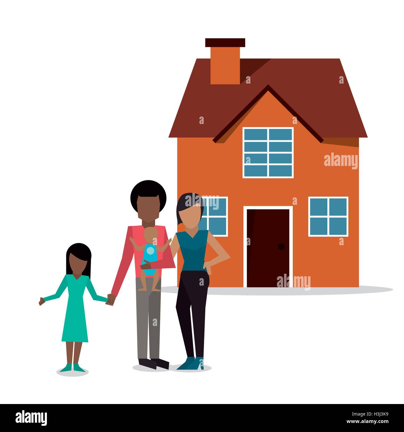 Graphic of Family design , vector illustration Stock Vector Image & Art ...