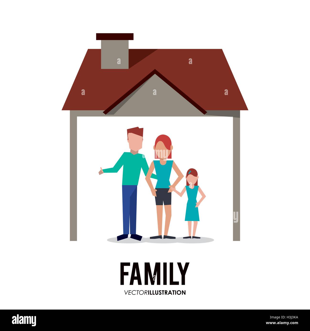 Graphic of Family design , vector illustration Stock Vector Image & Art ...