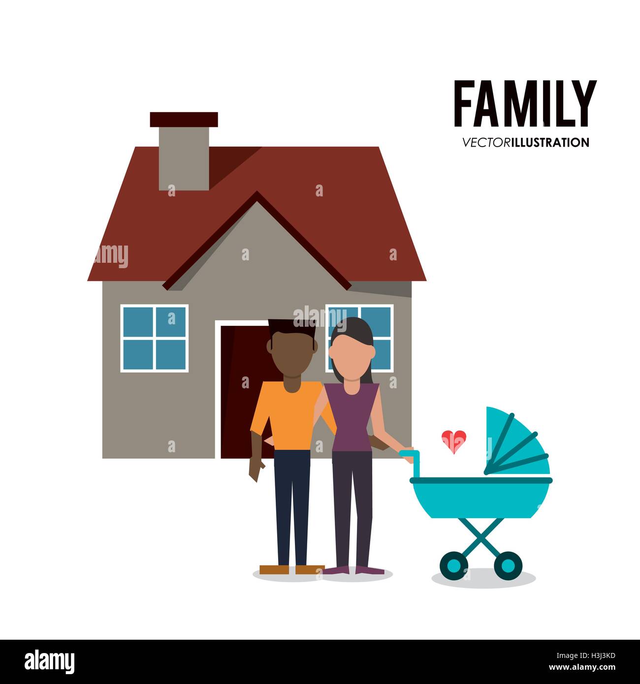 Graphic of Family design , vector illustration Stock Vector Image & Art ...