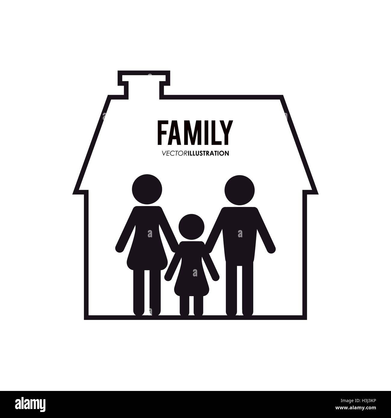 Graphic of Family design , vector illustration Stock Vector Image & Art ...