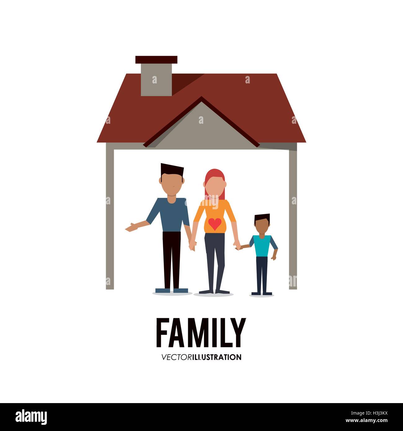 Graphic of Family design , vector illustration Stock Vector Image & Art ...