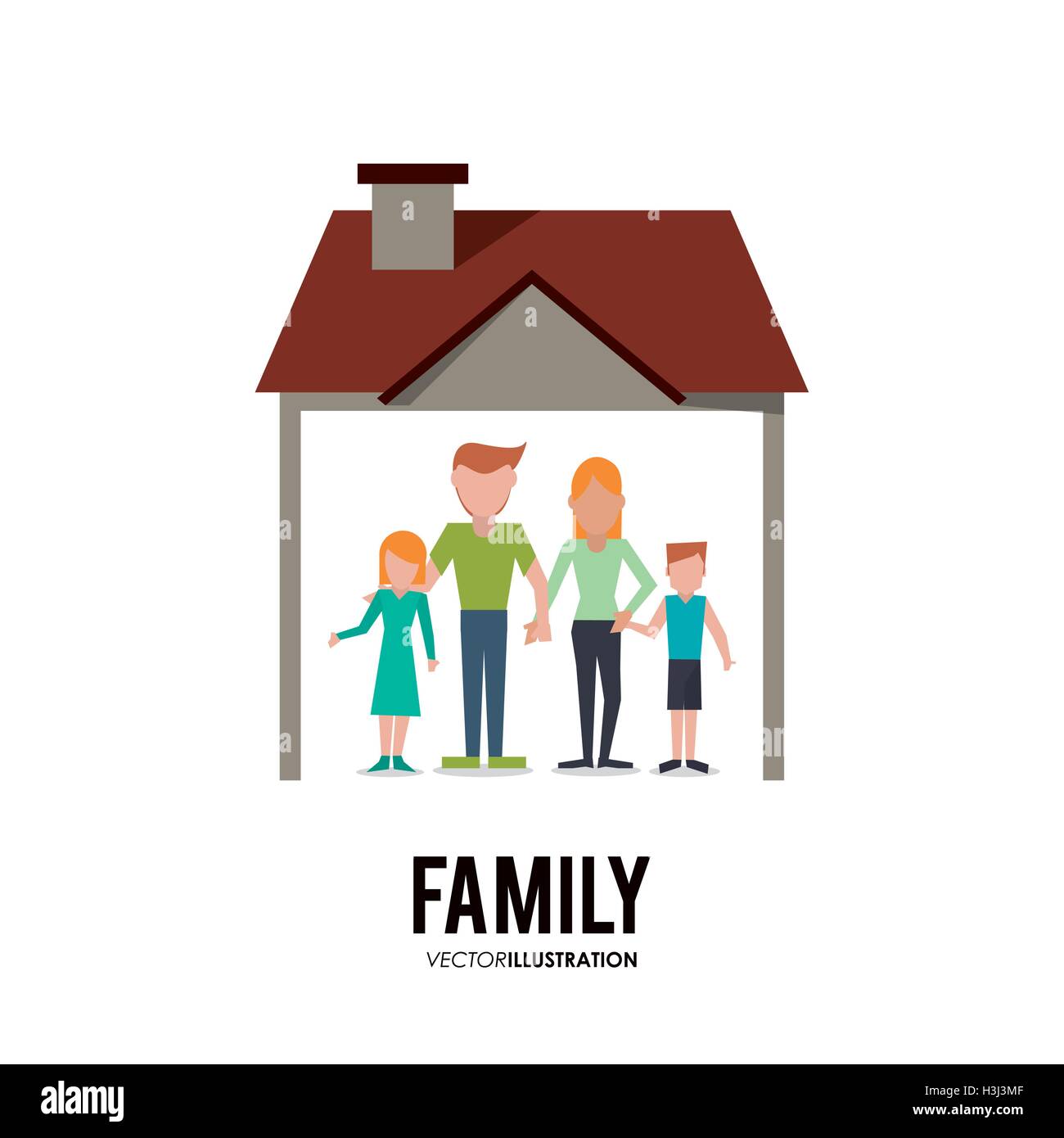 Graphic of Family design , vector illustration Stock Vector Image & Art ...