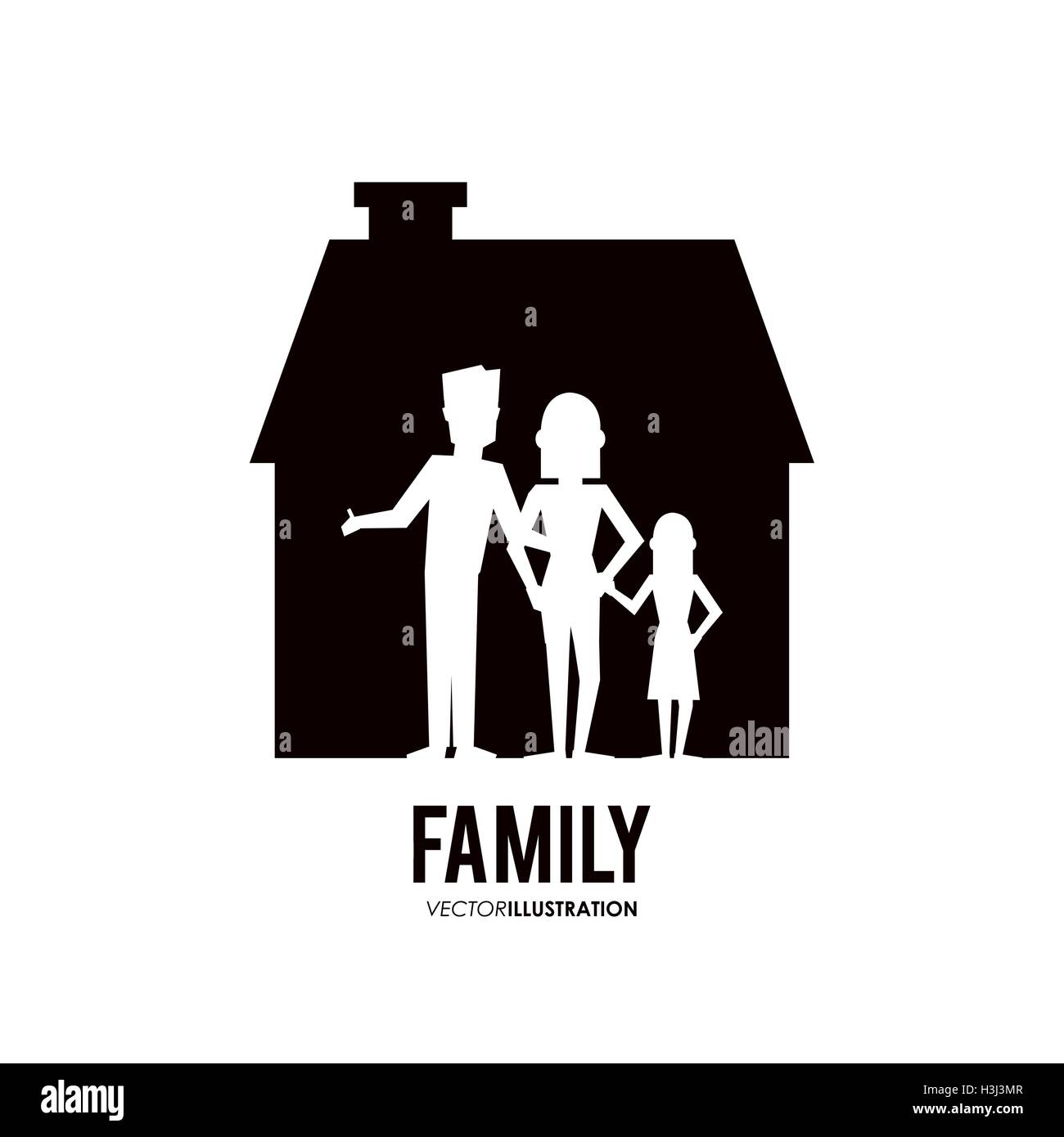Graphic of Family design , vector illustration Stock Vector Image & Art ...