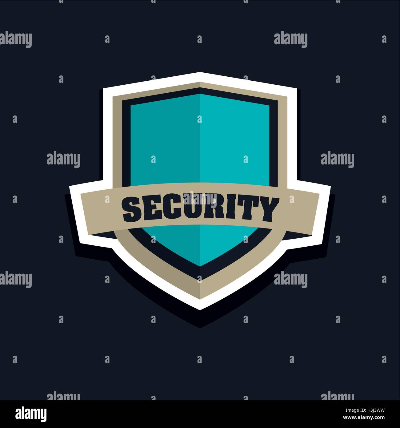 Security Shield icon, vector illustration Stock Vector Image & Art - Alamy