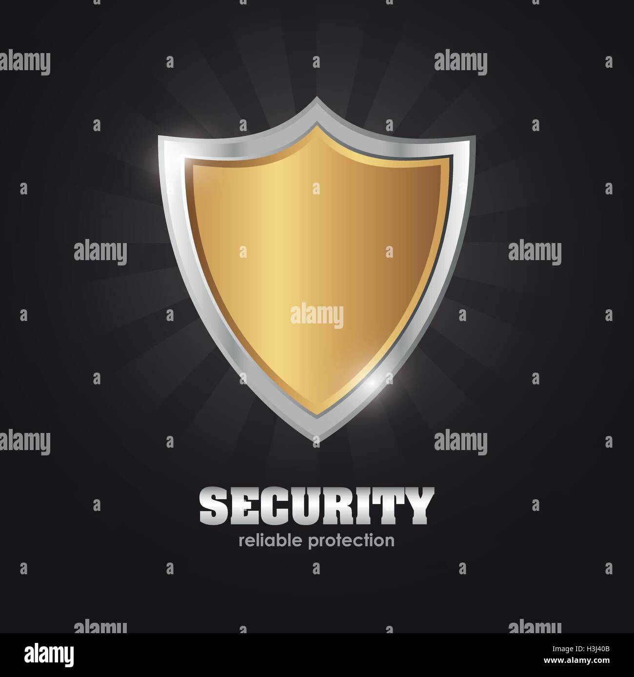 Security Shield icon, vector illustration Stock Vector Image & Art - Alamy
