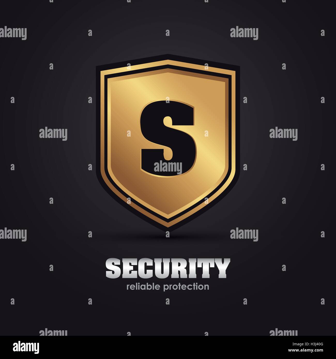 Security Shield icon, vector illustration Stock Vector Image & Art - Alamy