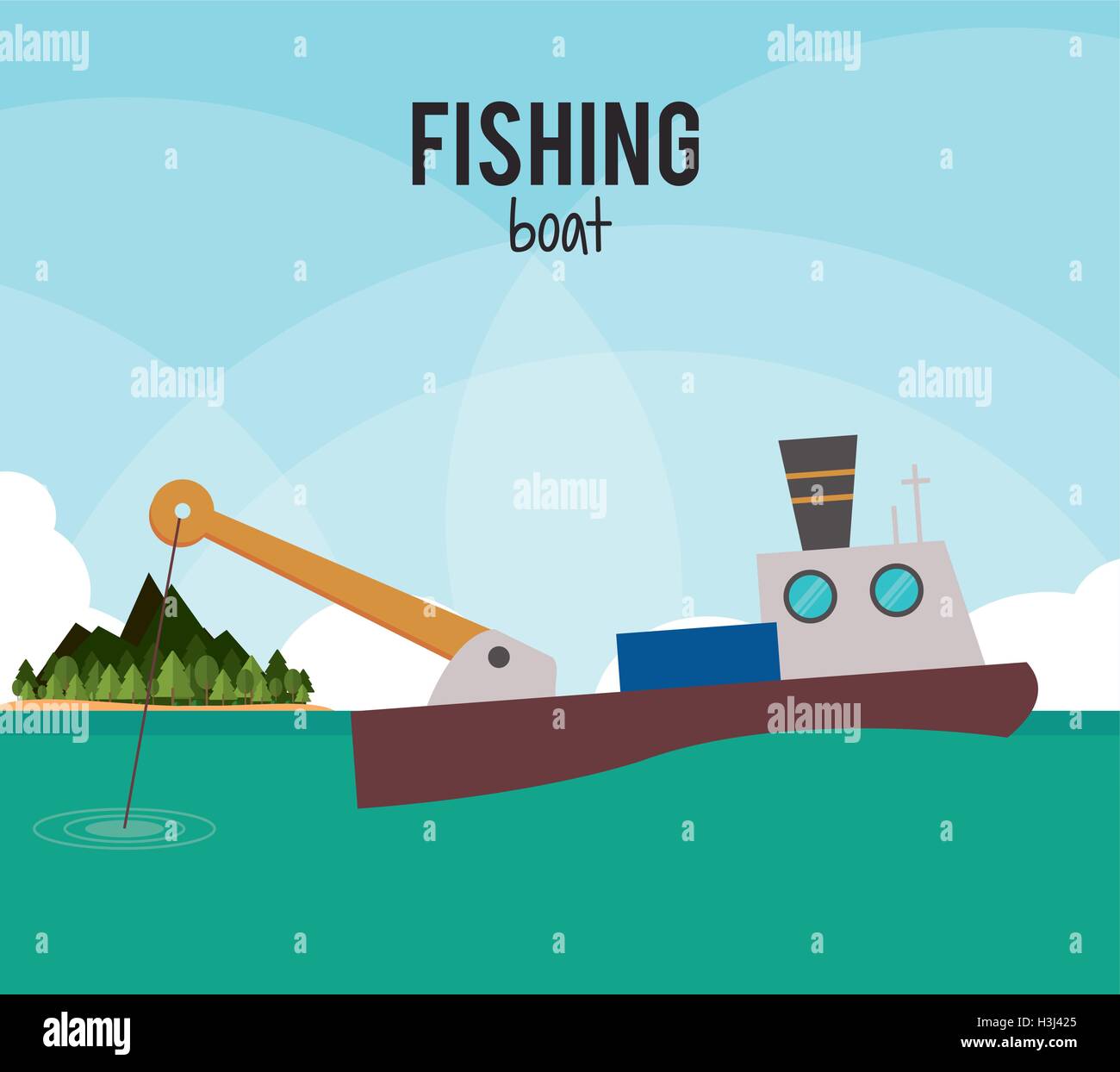 Fishing graphic design Stock Vector Image & Art - Alamy