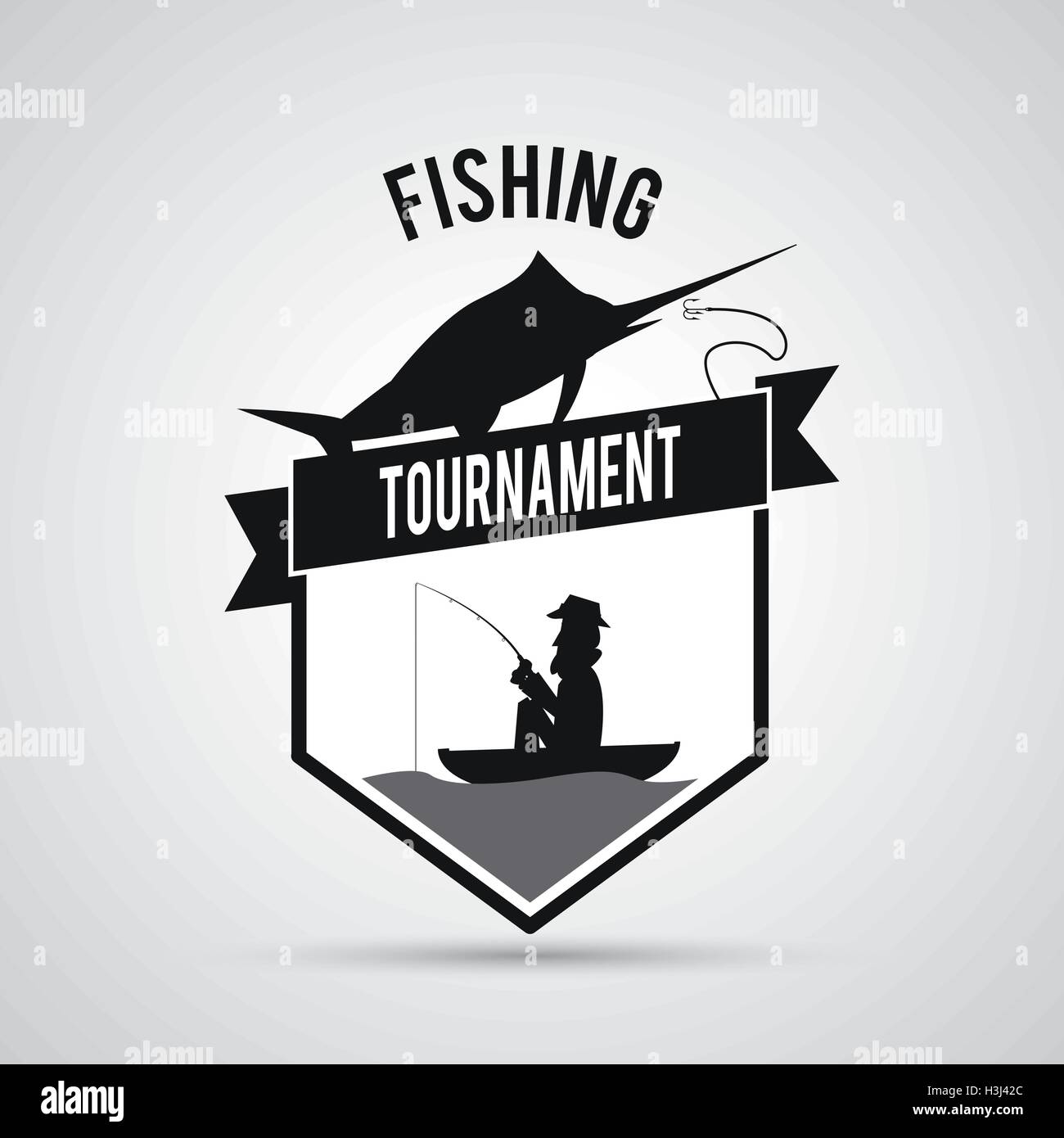 Fishing graphic design Stock Vector Image & Art - Alamy