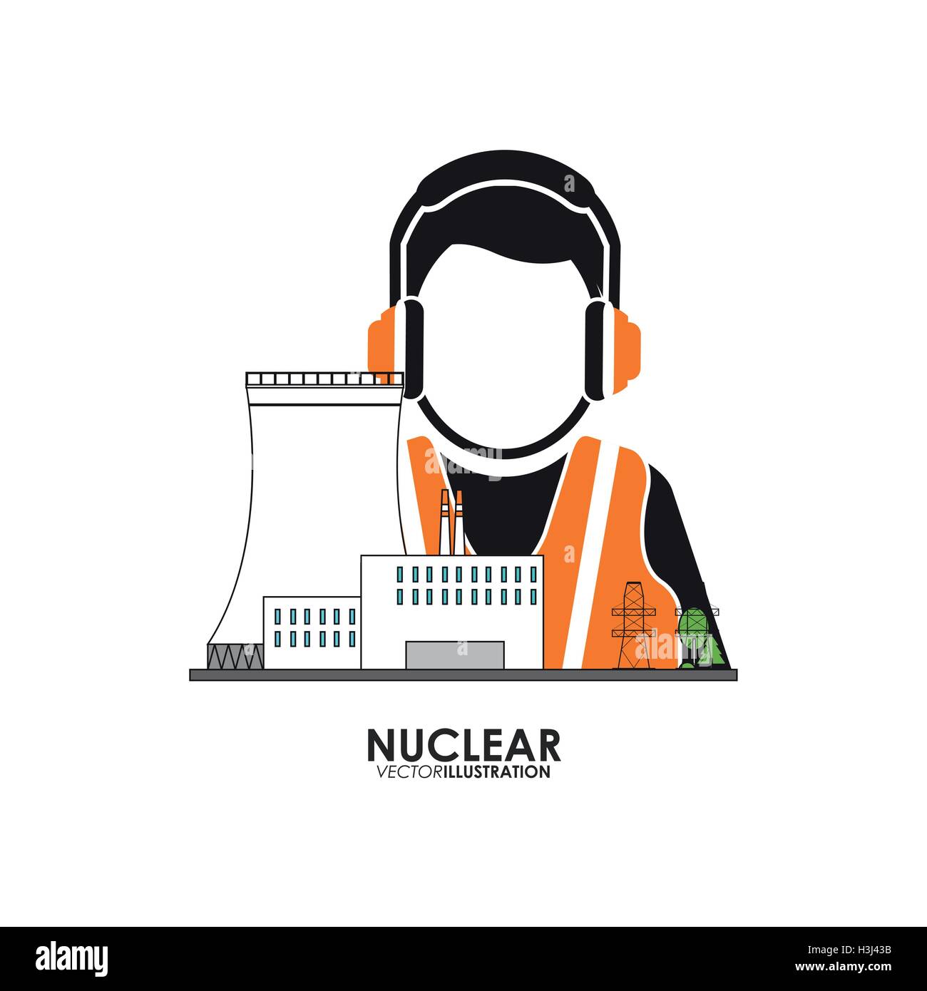 Nuclear power plant worker Cut Out Stock Images & Pictures - Alamy