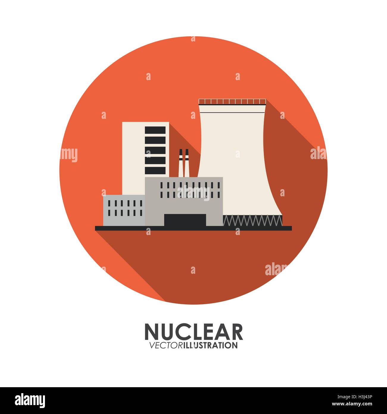 Nuclear design. danger and industry concept Stock Vector Image & Art ...