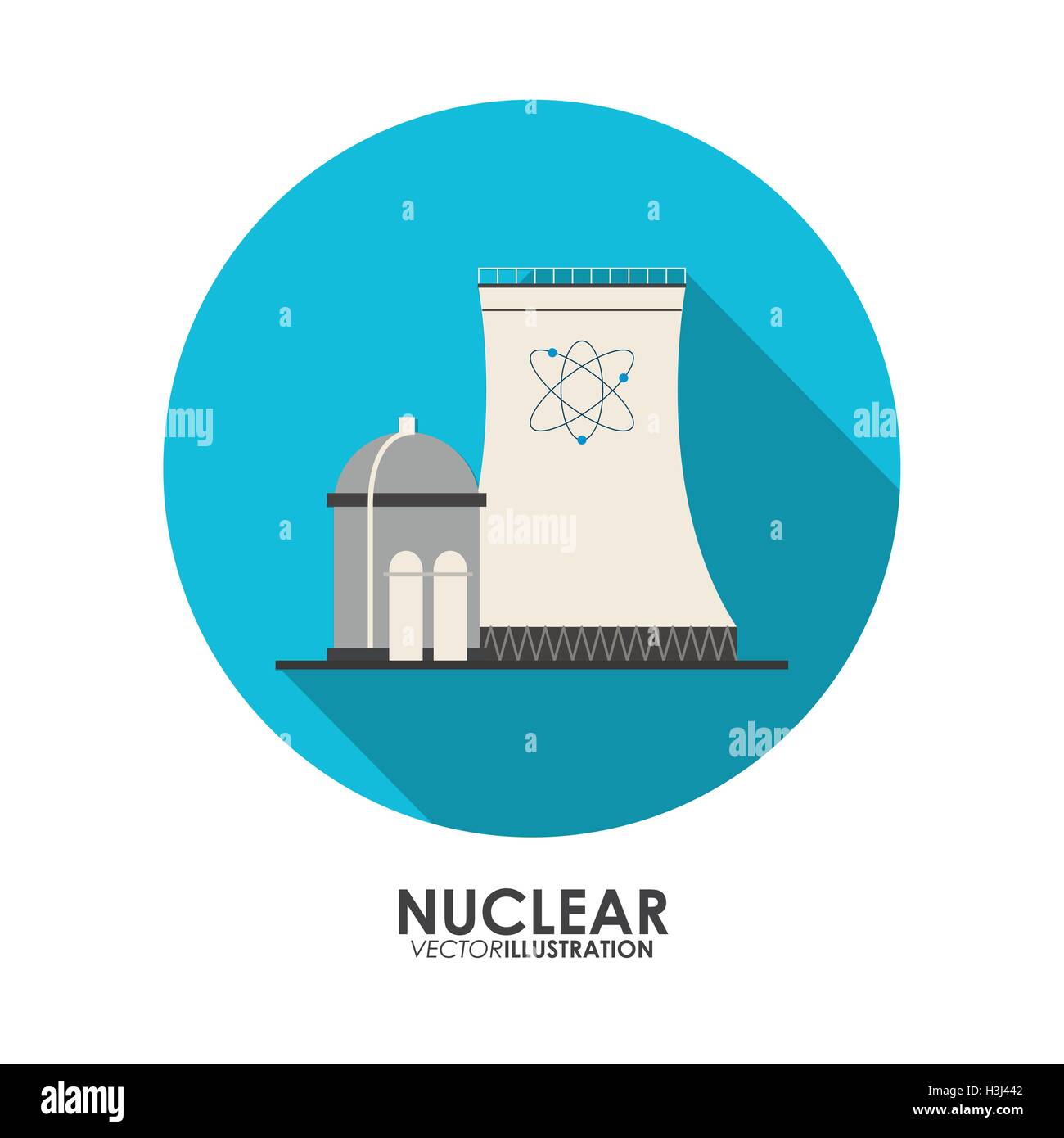 Nuclear design. danger and industry concept Stock Vector Image & Art ...
