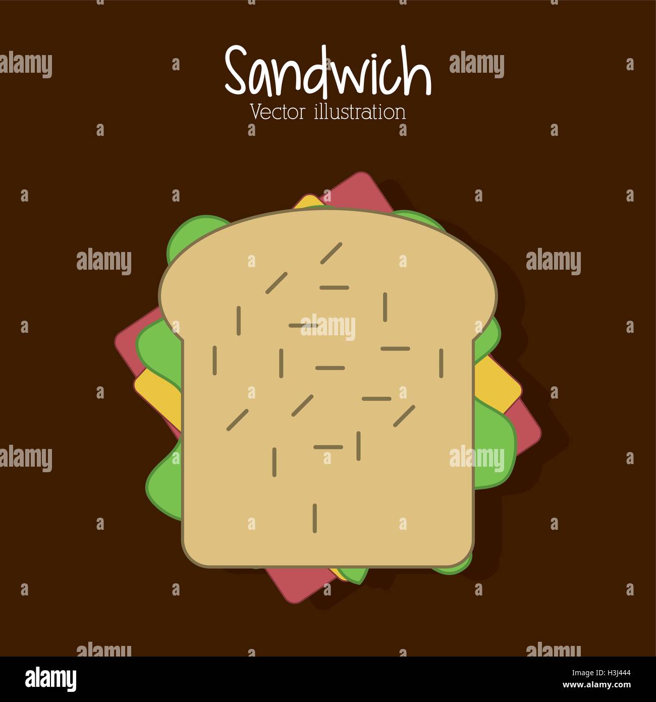 Design of sandwich, vector illustration Stock Vector Image & Art - Alamy