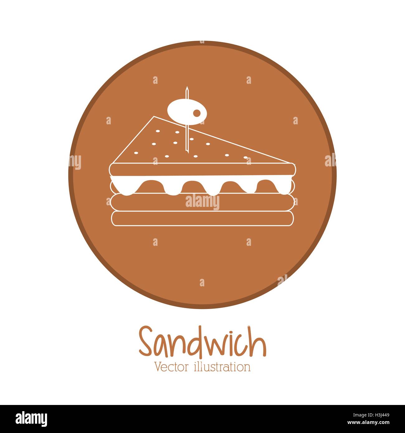 Design of sandwich, vector illustration Stock Vector Image & Art - Alamy