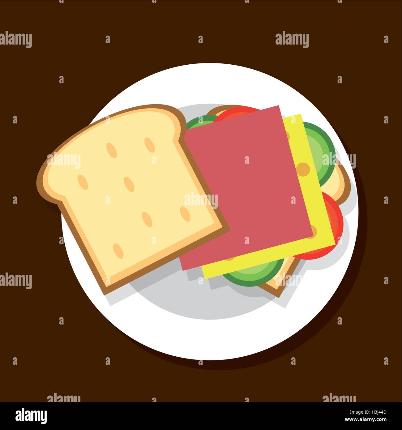 Design of sandwich, vector illustration Stock Vector Image & Art - Alamy