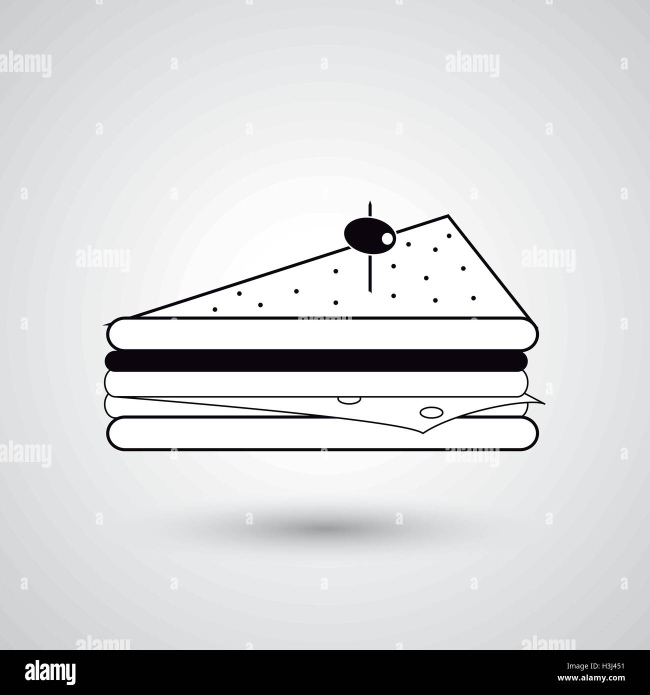 Design of sandwich, vector illustration Stock Vector Image & Art - Alamy