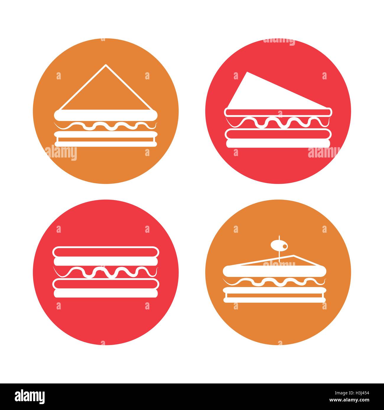 Design of sandwich, vector illustration Stock Vector Image & Art - Alamy