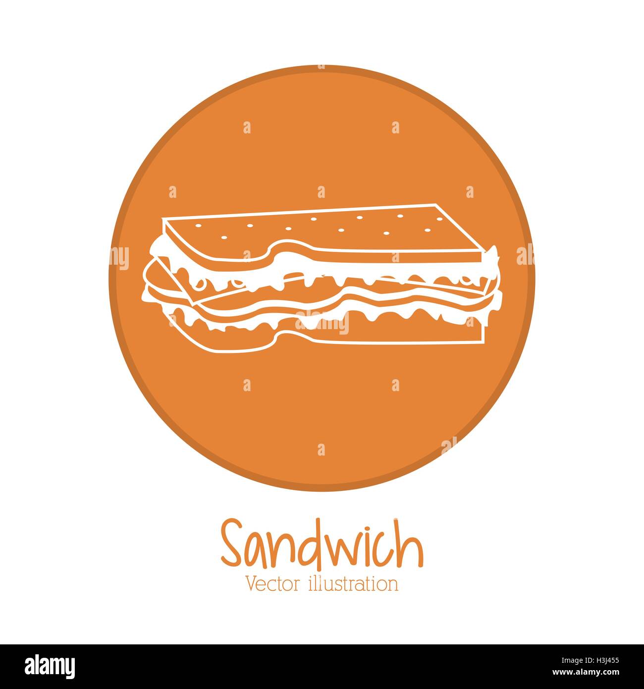 Design of sandwich, vector illustration Stock Vector Image & Art - Alamy