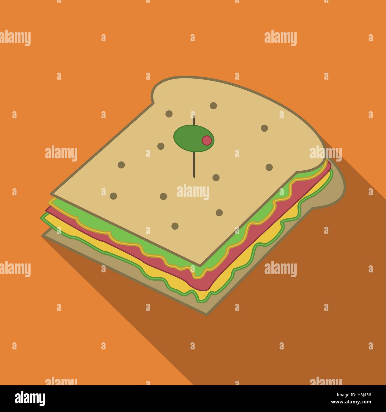 Design of sandwich, vector illustration Stock Vector Image & Art - Alamy