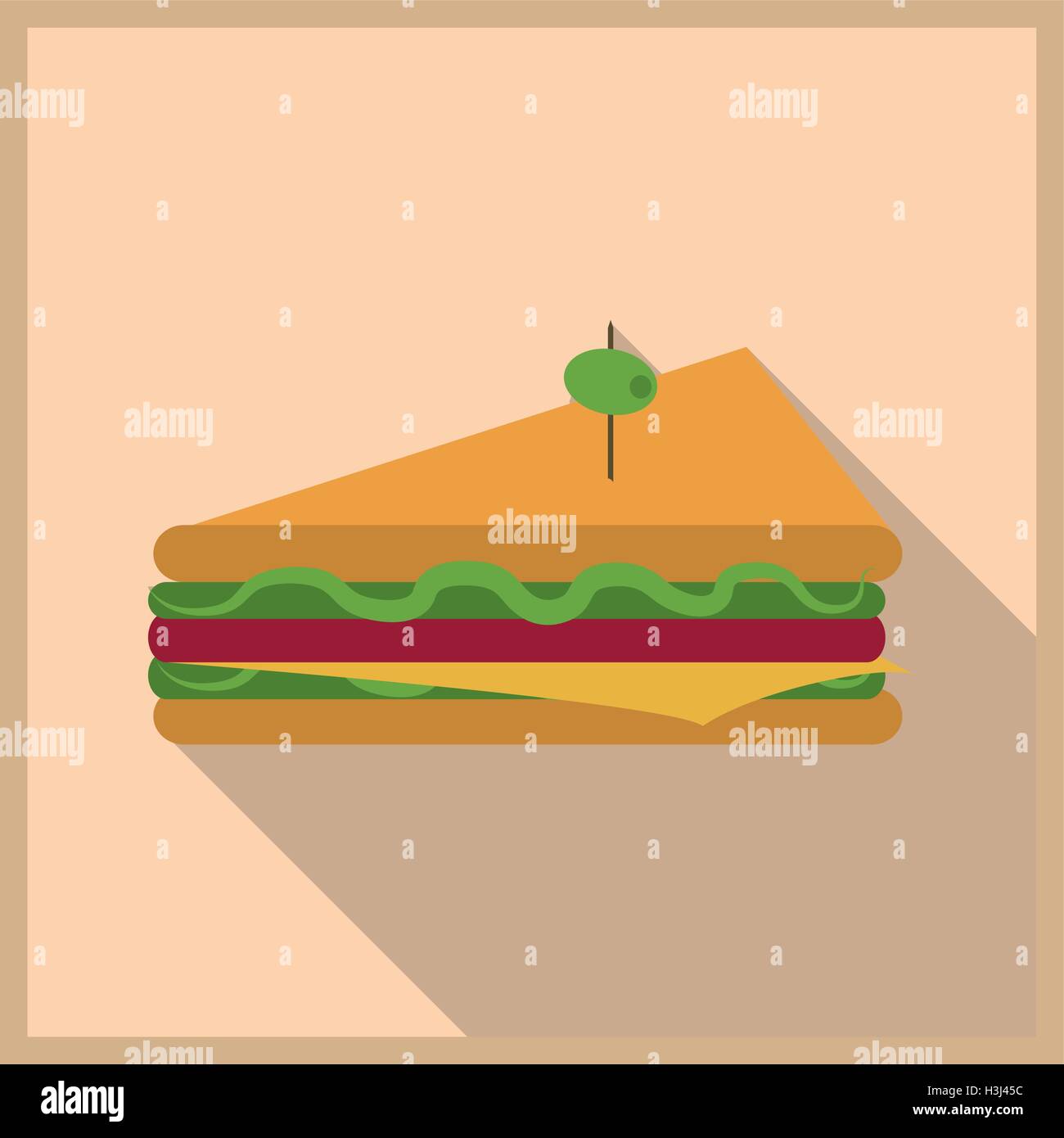 Design of sandwich, vector illustration Stock Vector Image & Art - Alamy