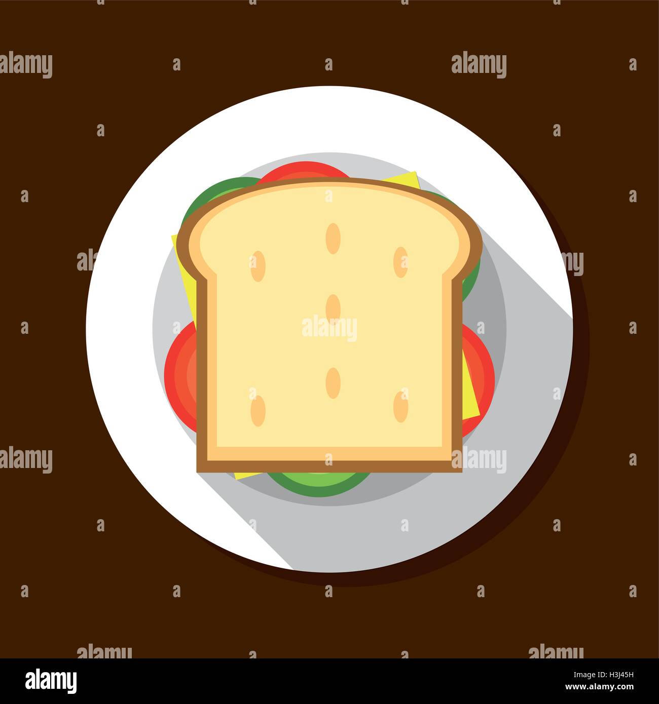 Design of sandwich, vector illustration Stock Vector Image & Art - Alamy
