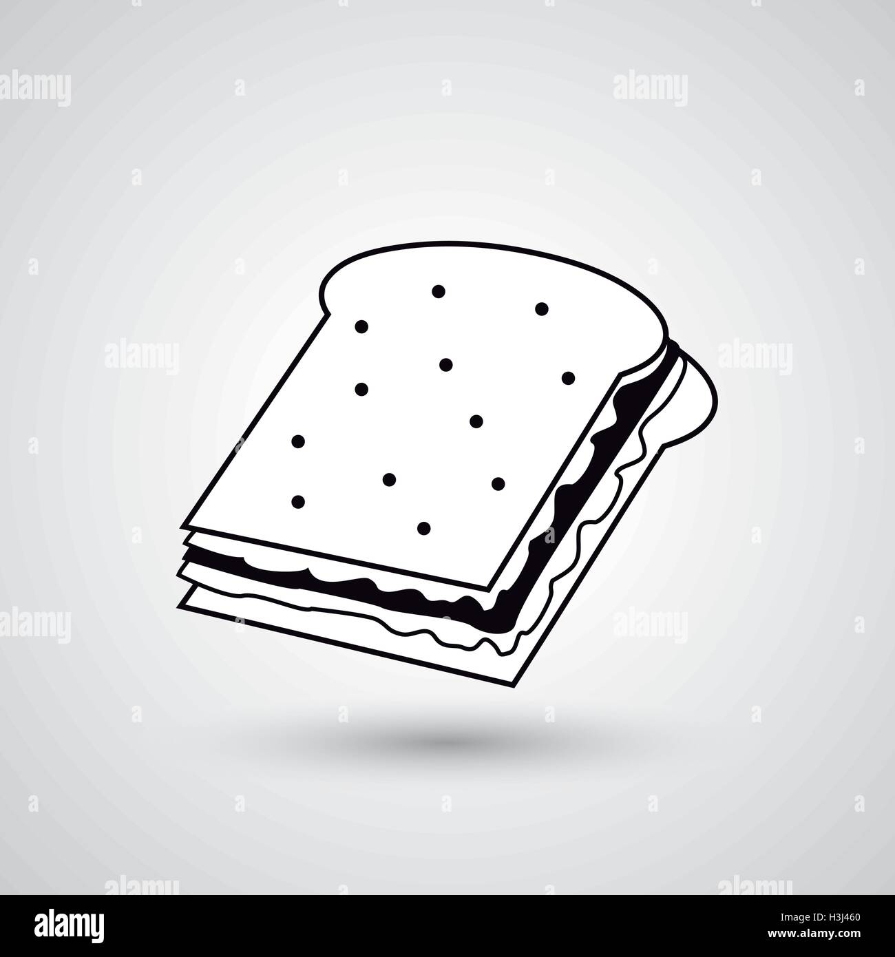 Design of sandwich, vector illustration Stock Vector Image & Art - Alamy