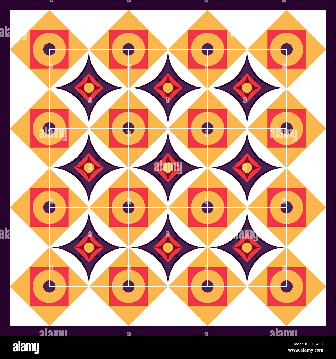 illustration of geometric background, vector illustration Stock Vector ...