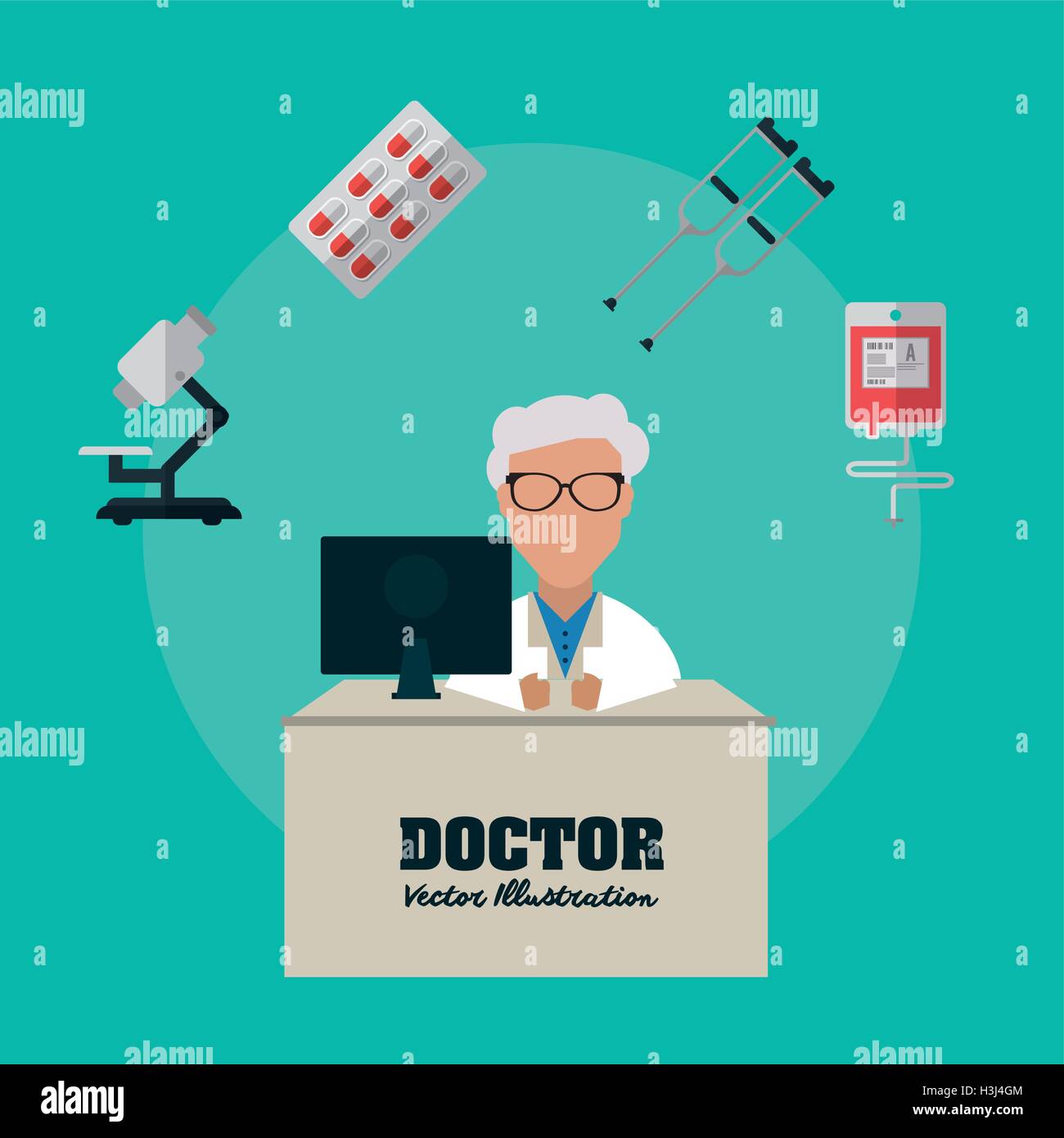 Doctor design, medical and healthcare concept Stock Vector Image & Art ...
