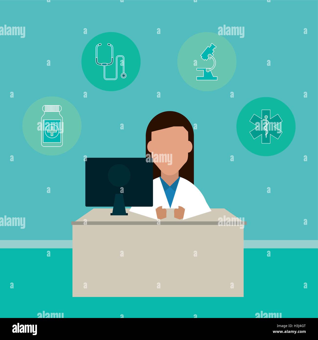 Doctor design, medical and healthcare concept Stock Vector Image & Art ...