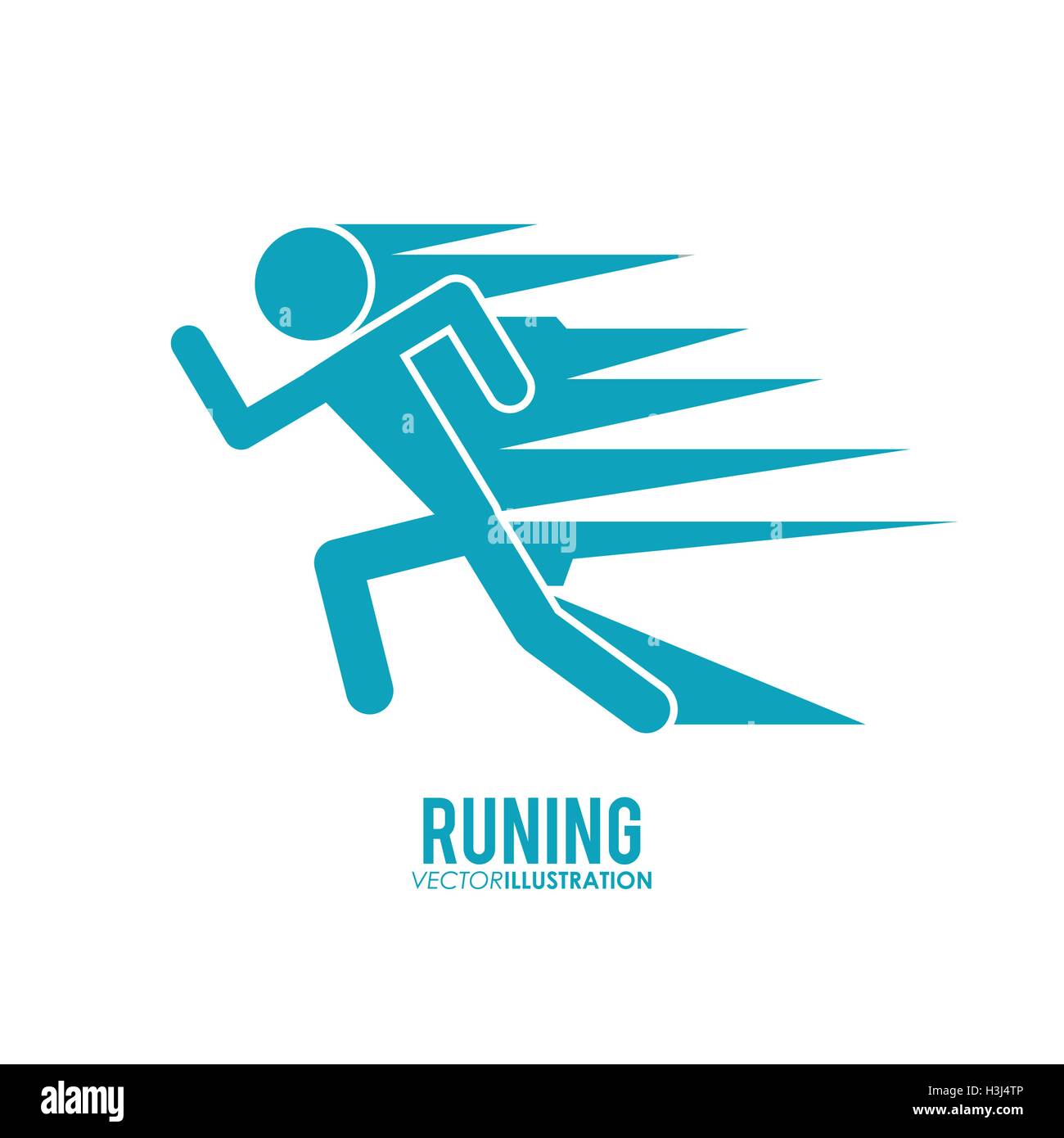 Running design. fitness concept. white background Stock Vector Image ...