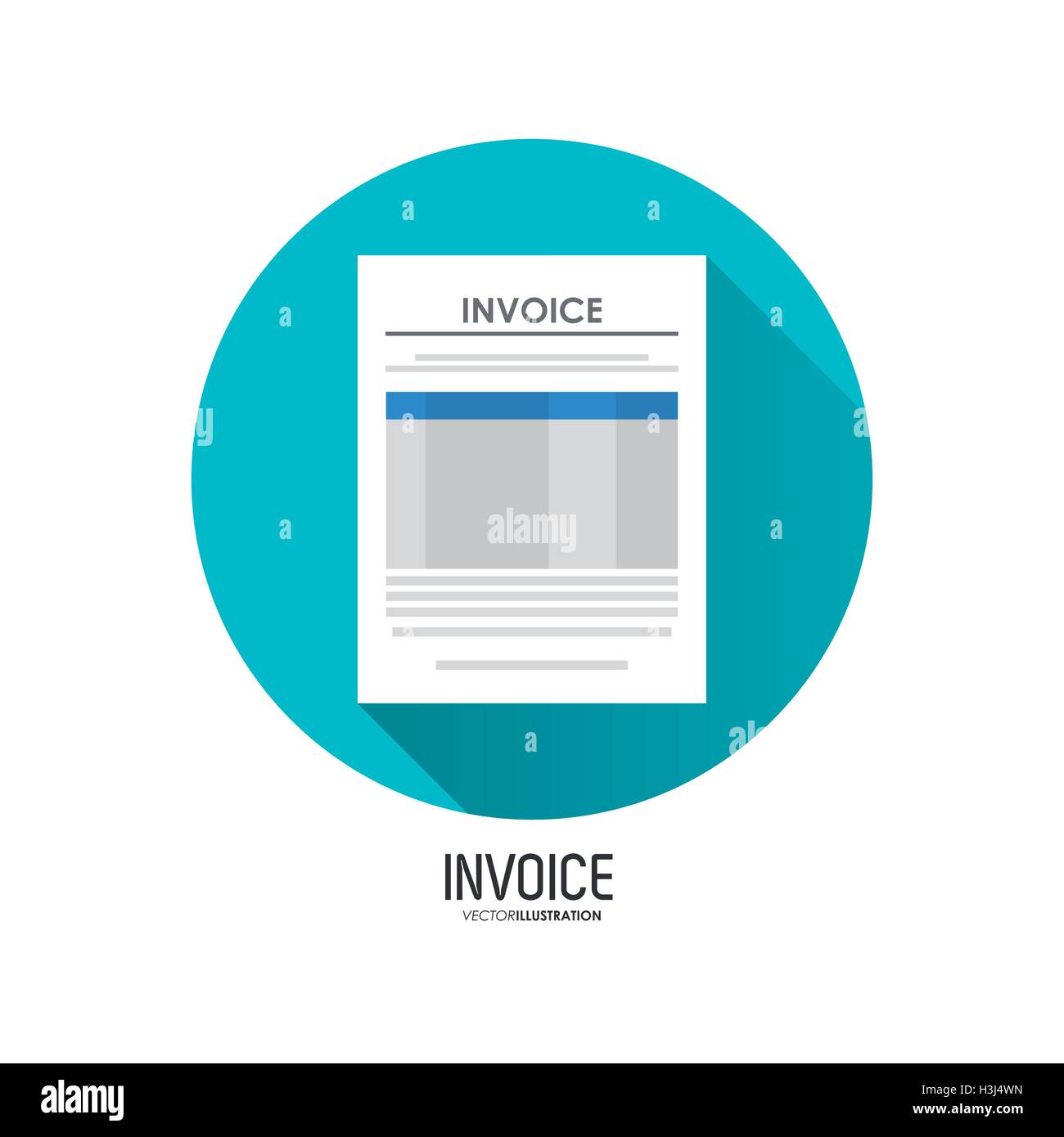 Invoice design. business icon. finance concept Stock Vector Image & Art ...
