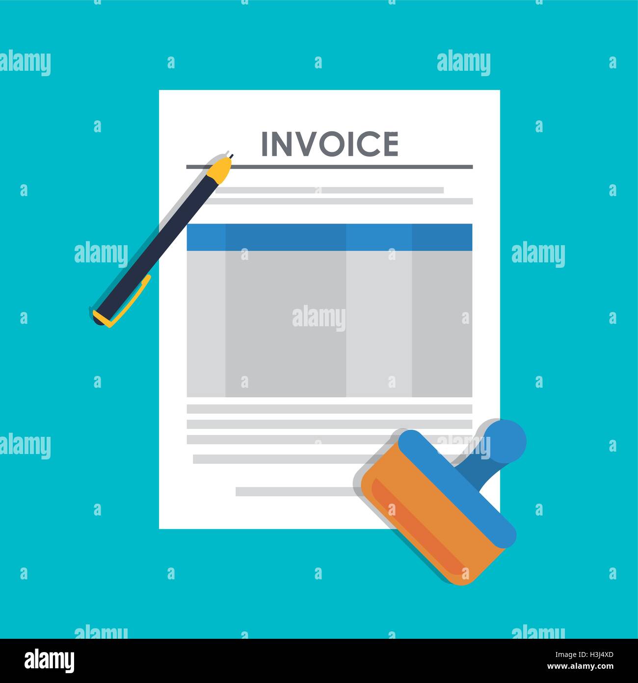 Tax invoice seal hi-res stock photography and images - Alamy