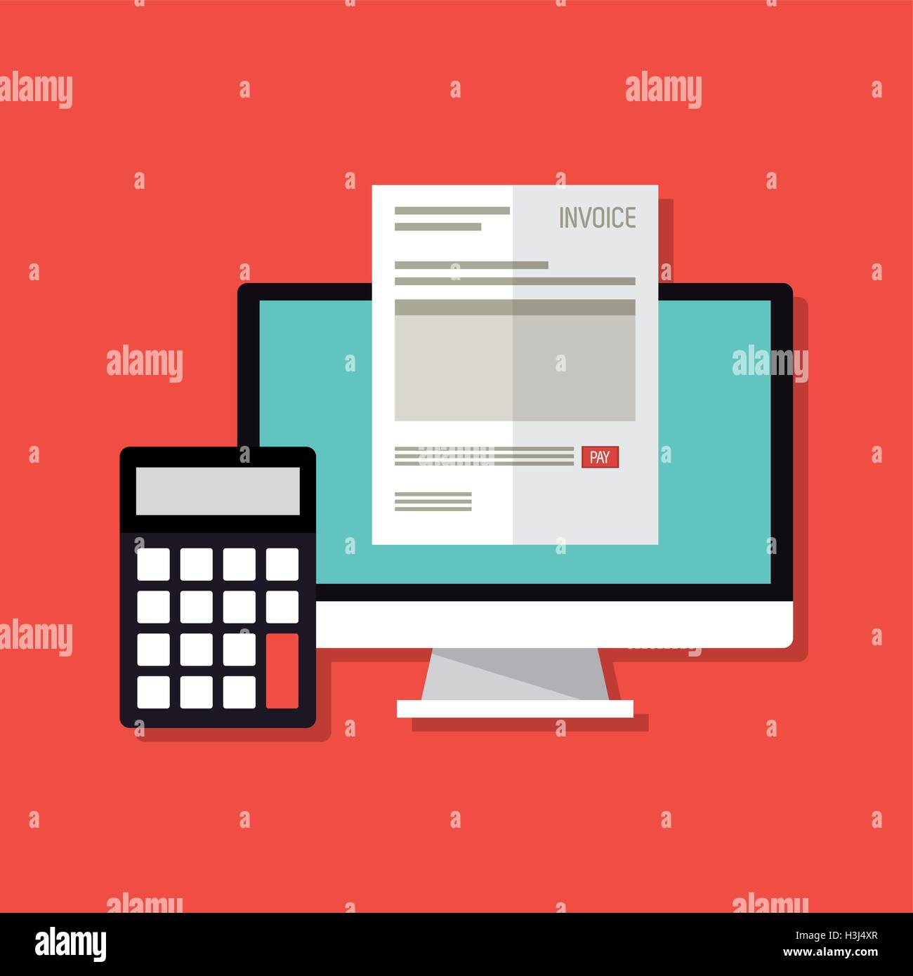Invoice design. business icon. finance concept Stock Vector Image & Art ...