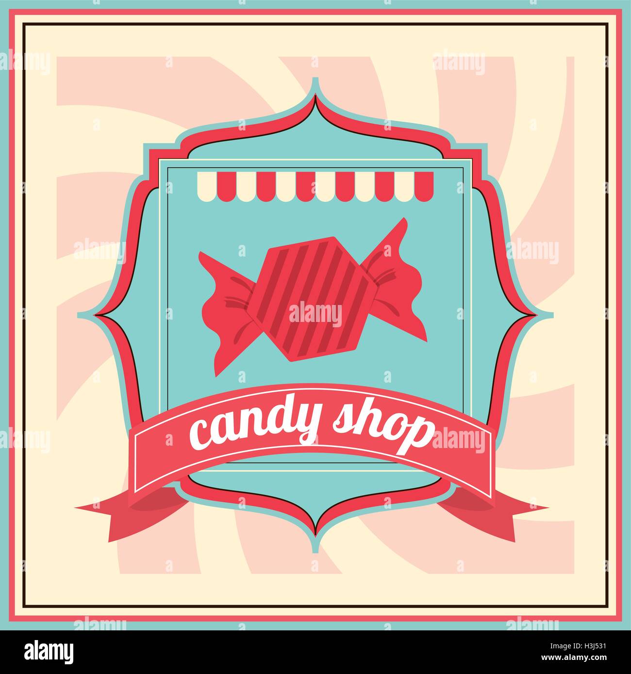 Candy design. sweet icon. dessert concept, vector illustration Stock ...