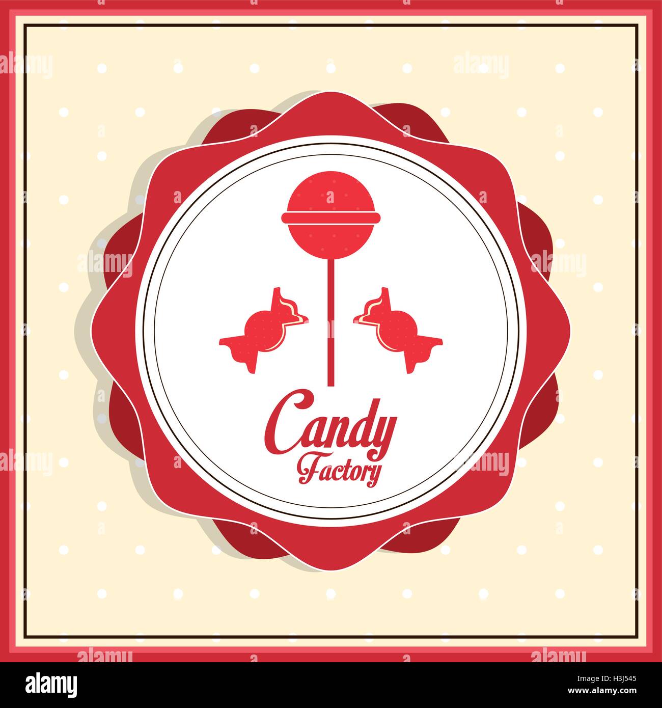 Candy design. sweet icon. dessert concept, vector illustration Stock ...