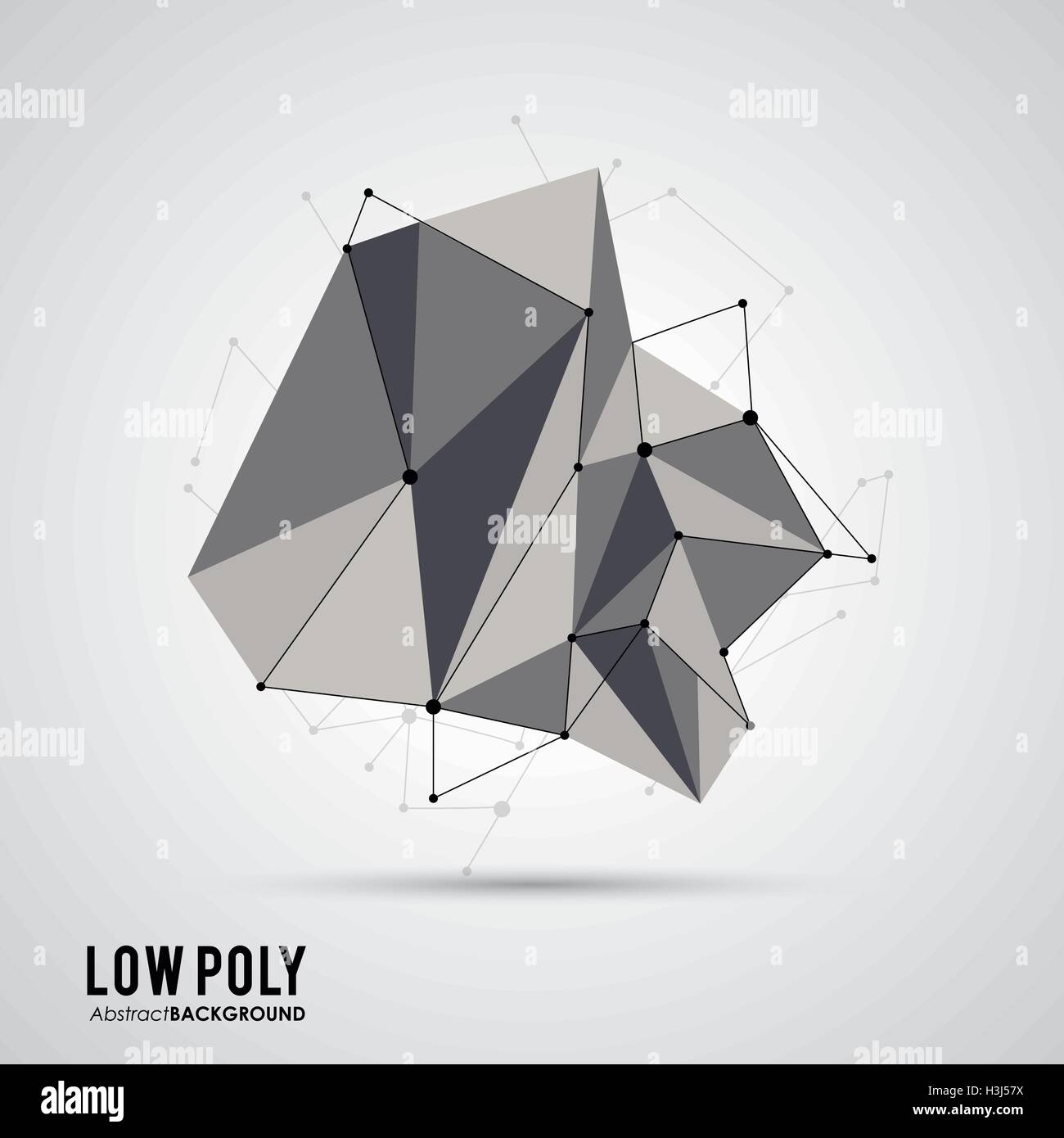 Polygonal design. Geometric shape design. , vector illustration Stock ...