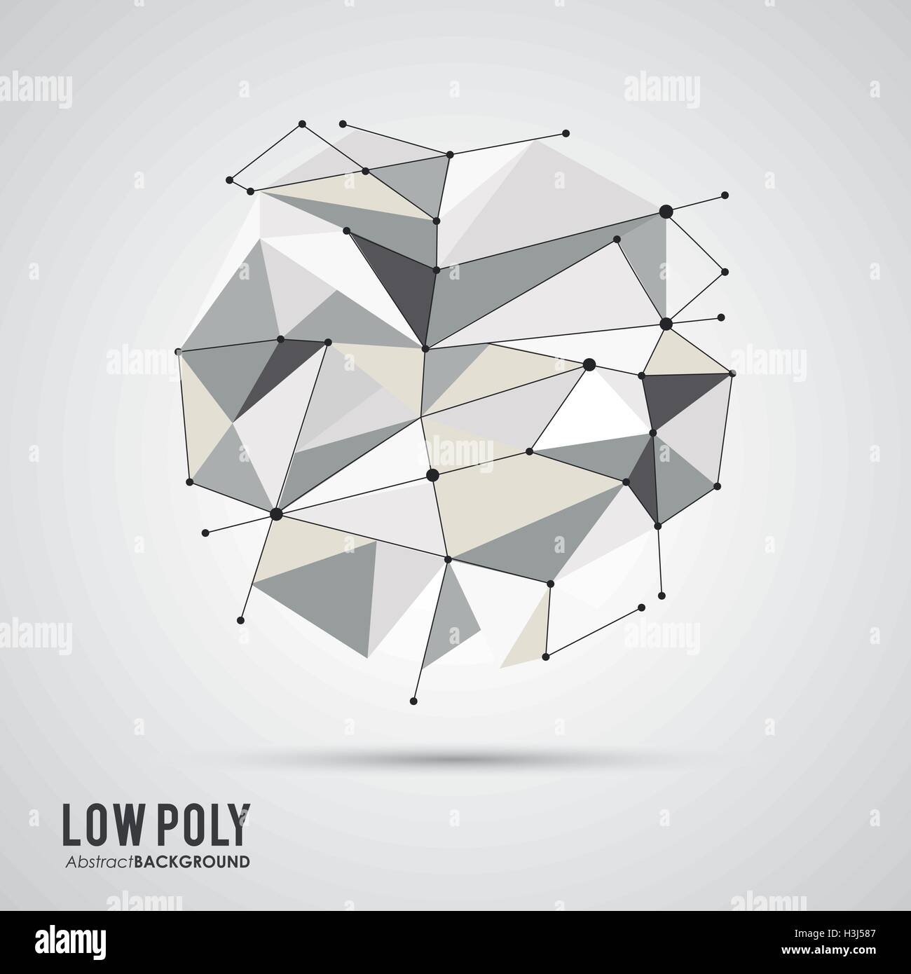 Polygonal design. Geometric shape design. , vector illustration Stock ...